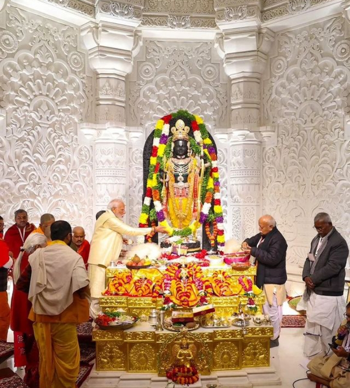 India's Ayodhya Ram Mandir temple inaugurated by PM Modi - BlogRati